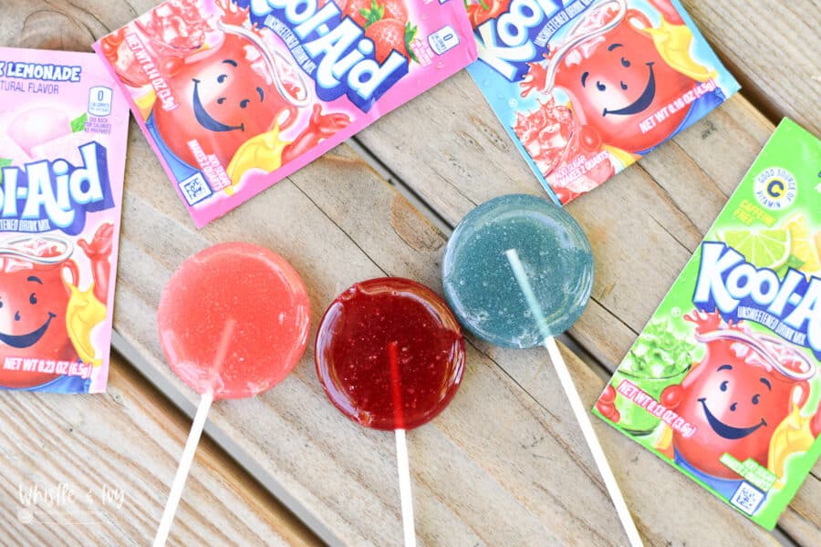 Kool-Aid Lollipops Recipe - Make Easy and Delicious Suckers flavored ...