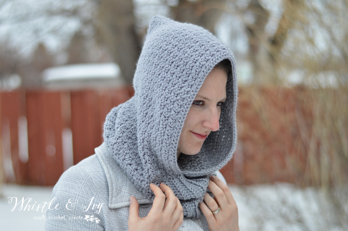 Women's Crochet Hooded Cowl - Whistle and Ivy
