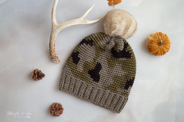 Crochet Camo Hat - Crochet Pattern Crochet Pattern