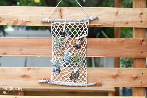 Crochet Fishing Net Wall Hanging - Beachy Decor Pattern